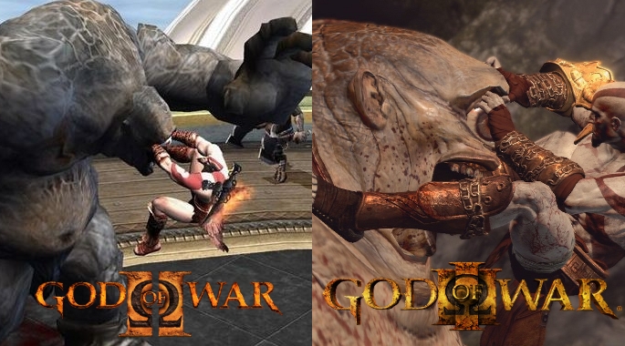 God of War III / God of War II Comparison