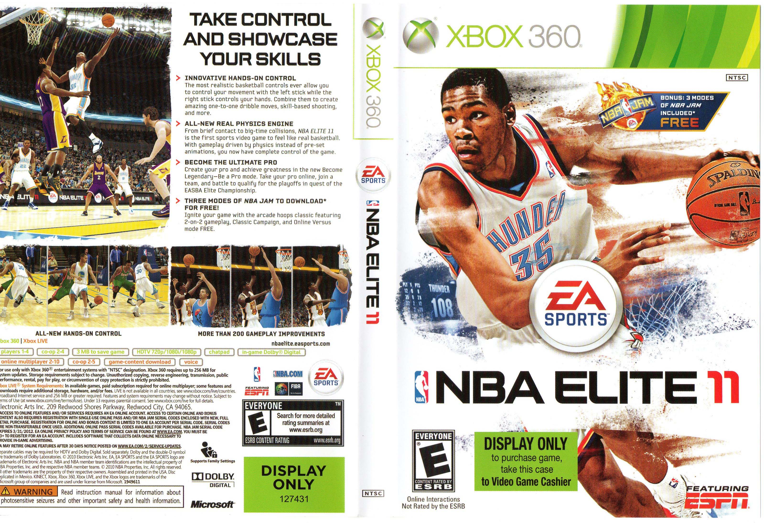 NBA Elite 11 Box Art Revealed, Will Never See Light of Day