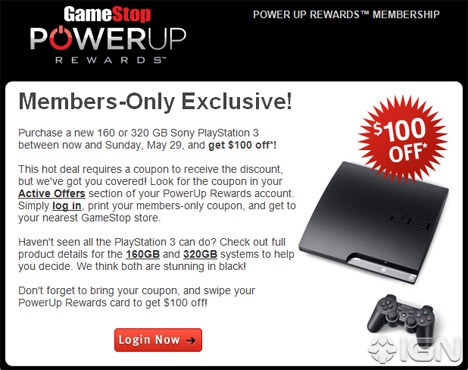 GameStop Offers Added Incentive to Buy a PlayStation 3