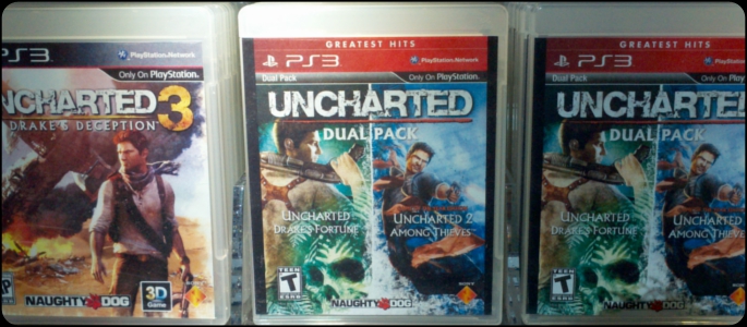Uncharted Dual Packs, PSP Dual Packs Spotted at E3