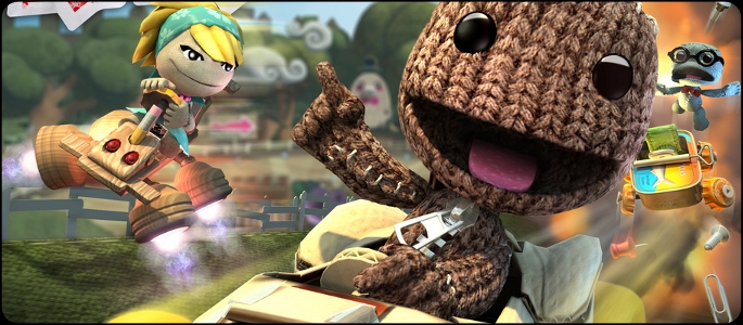 LittleBigPlanet Karting Vita Advertised On Retailer Poster