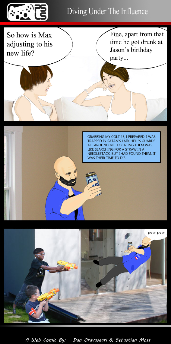 POWERon: Diving Under The Influence [Webcomic]