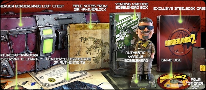 Borderlands 2 Collector's Editions Detailed by Gearbox