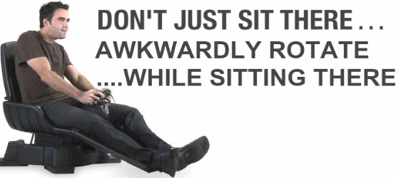 GYROXUS Gaming Chair Rotates With Your Controller