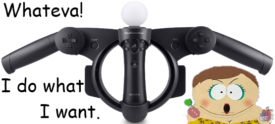 Apparently the PlayStation Move Racing Wheel Works With any Game