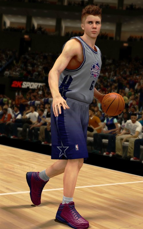 Justin Bieber is a Playable Character in NBA 2K13, Oh Baby
