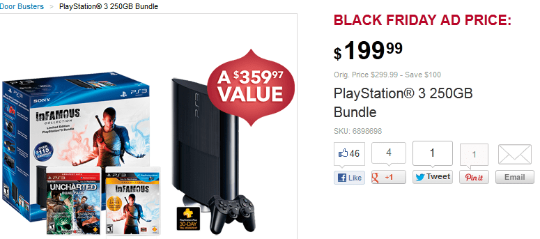 Best Buy's Black Friday Deals Include a PS3 Bundle With 5 Games For ...