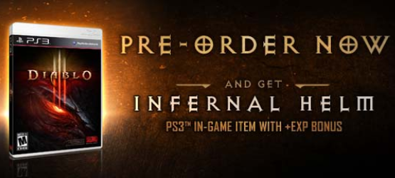 Diablo 3 Pre-Order Bonus on PlayStation 3 is the Infernal Helm