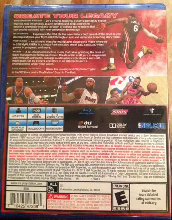 NBA 2K14: PS4 Exclusives & 50GB Install Revealed, 2K Thinks it "Will ...
