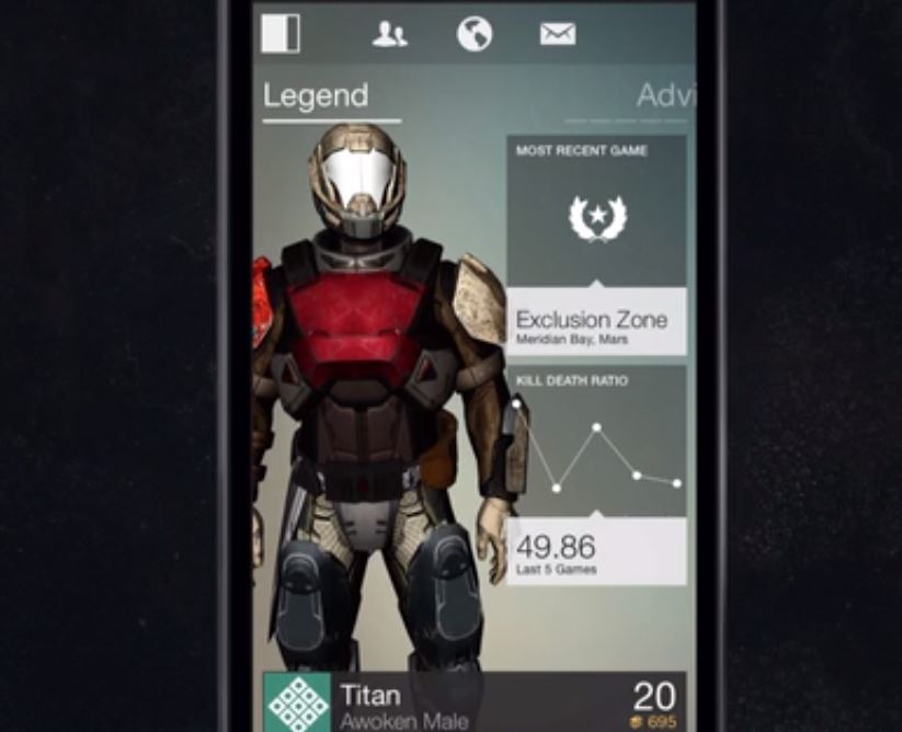 Destiny Companion App Shown in New Video, Available for iOS and Android ...