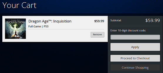 PS Store Discount Feature Added