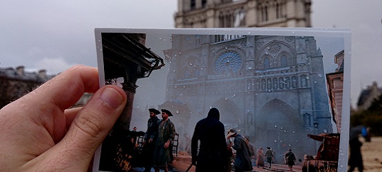 Assassins Creed Unity Paris Compared to Real Paris