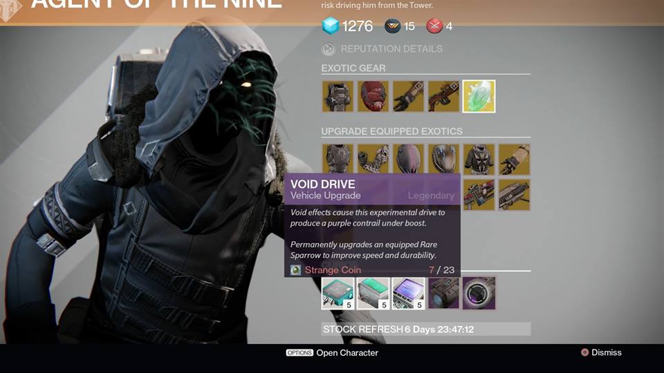 Destiny Xur Location and Items for March 27, 2015