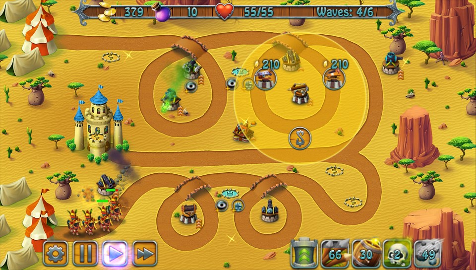 Medieval Defenders Review - Phyrrhic Victory (Vita)