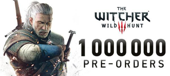 The Witcher 3 Pre Order Numbers Top One Million Worldwide
