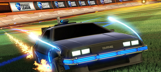 Rocket League Back to the Future Car Pack on October 21