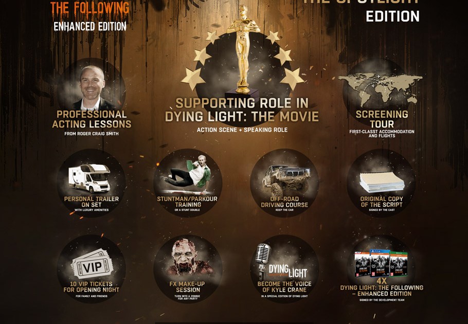 $10 Million Dying Light Spotlight Edition Includes Movie Role, Acting ...