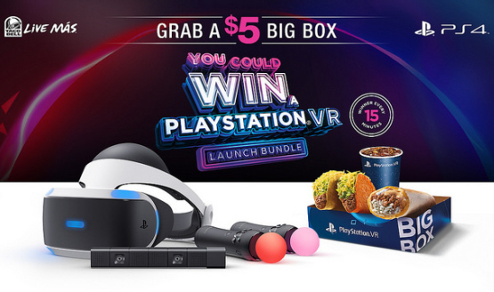 Sony & Taco Bell PlayStation VR Giveaway Offer Detailed