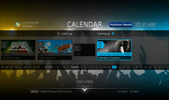 PS Live Events Viewer Discontinued on PS3 and PS4