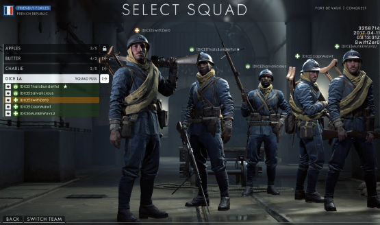 The Spring Battlefield 1 Update Today Brings Platoons