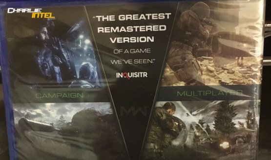 Call of Duty Modern Warfare Remastered PS4 Box Leaked
