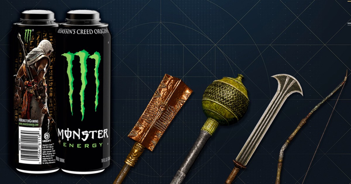 Assassin's Creed Origins Monster Energy Promotion