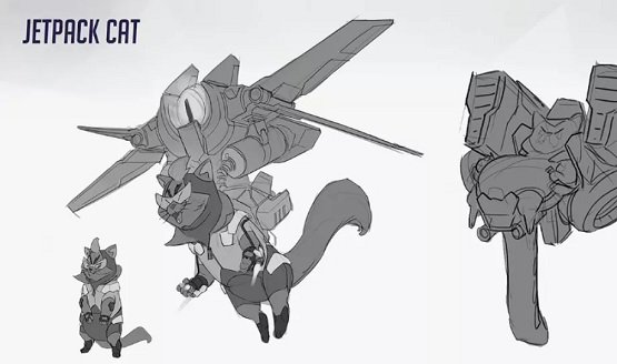 Concept Art of Scrapped Overwatch Cat Hero Revealed