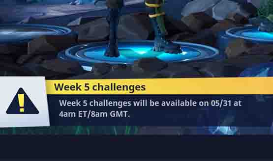 Fortnite Battle Pass Challenge Update Week 5 Gets Delayed