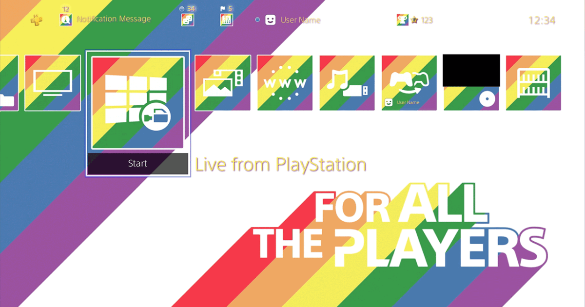 Check Out this New PlayStation Pride Theme for Gay Pride Month