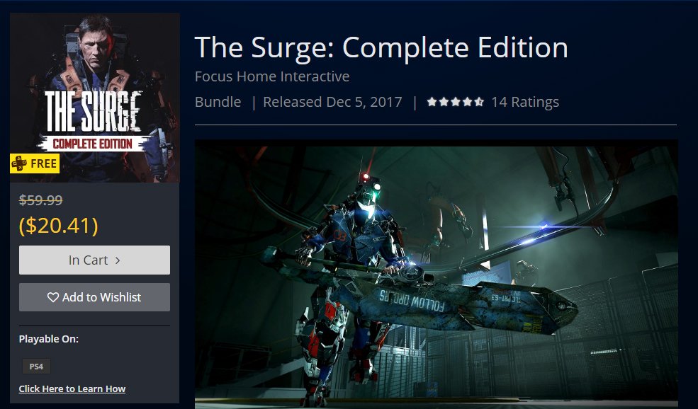 PS Plus Subscribers Can Get a Free Surge Complete Edition Download