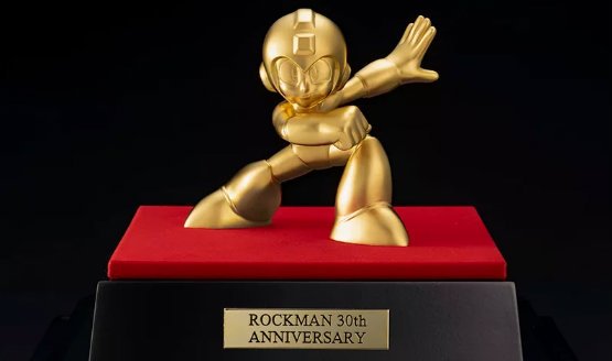 Gold Mega Man Figure is On Sale for Thousands of Dollars