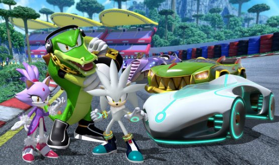 Team Sonic Racing Characters Vector, Silver, and Blaze Join the Roster