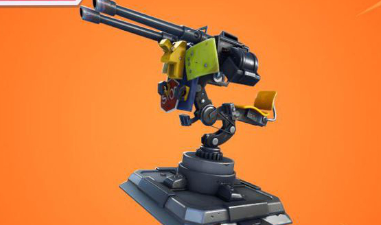 Fearsome Fortnite Mounted Turret Ready to Destroy Anything in Its Path