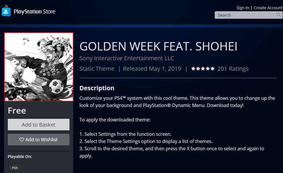 Celebrate Golden Week With Free PS4 Theme On PS Store