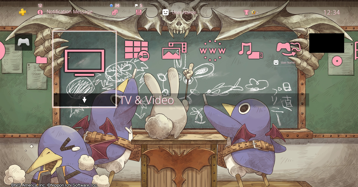 Grab These Free Disgaea Themes and Avatars for Your PS4