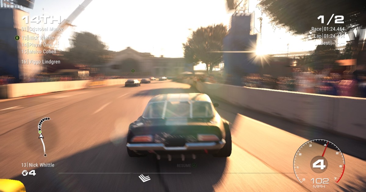 GRID Review - Playing Catch-Up (PS4)