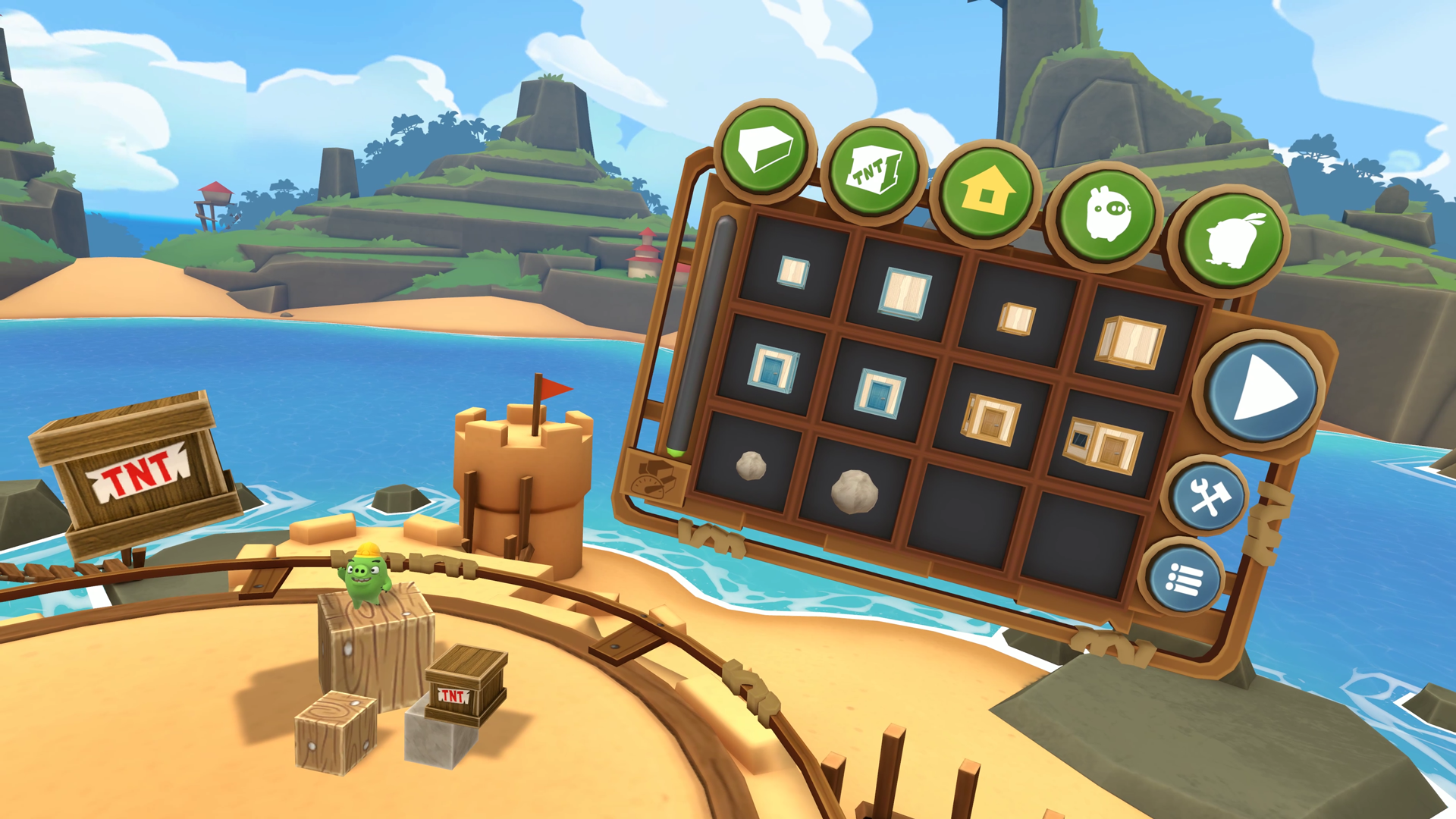 An Angry Birds Level Editor is Coming in Isle of Pigs