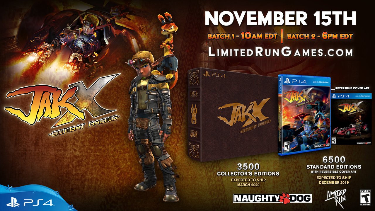 Limited Run Jak X Combat Racing Physical PS4 Versions Announced