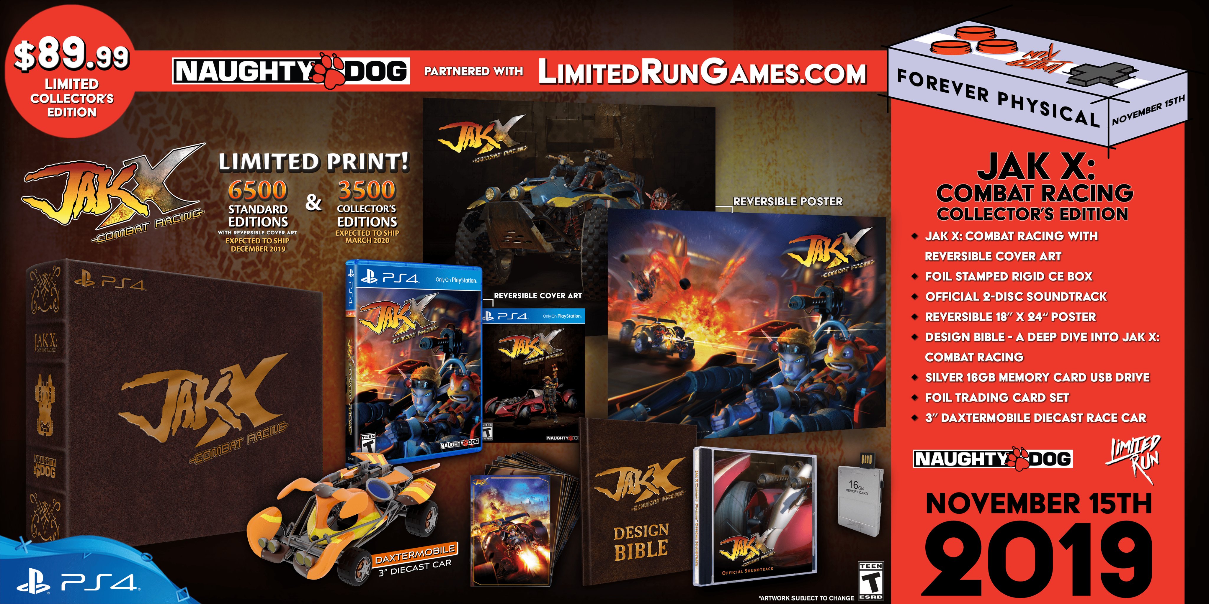 Limited Run Jak X Combat Racing Physical PS4 Versions Announced