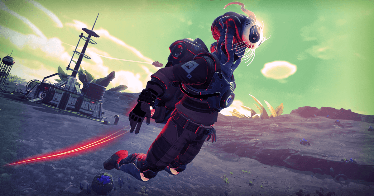 No Mans Sky Update Adds More Alien Heads, Colored Jetpack Trails