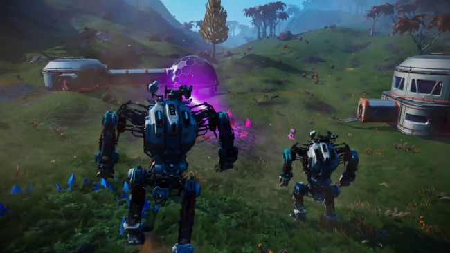No Mans Sky Exo Mech Suits Shown Off in Leaked Trailer