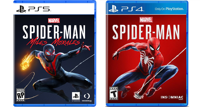 PS5 Physical Game Case Design Revealed, Spider-Man Miles Morales Box Art