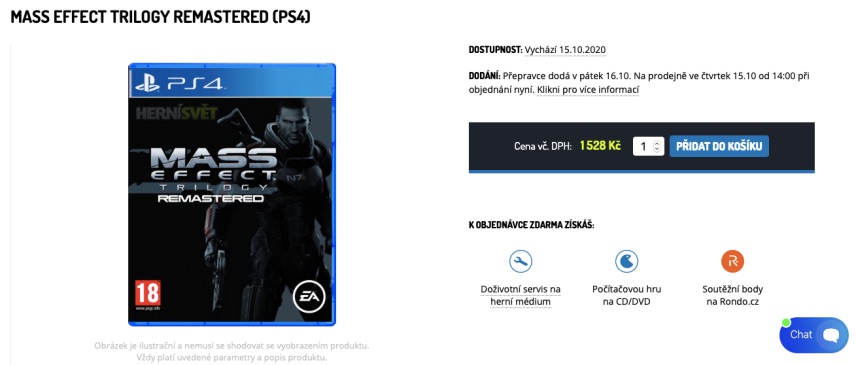 Mass Effect Trilogy Remastered Appears on Another Retailer Website
