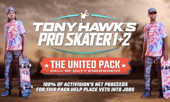 THPS 1 and 2 DLC for Call of Duty Endowment Helps Support Veterans