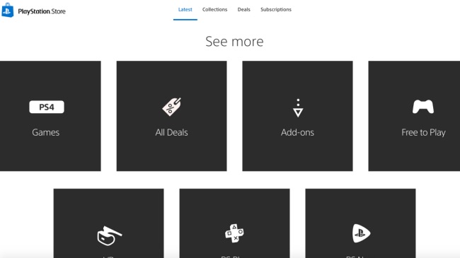 First Look at New PlayStation Store Browser Shows Minimalistic Design