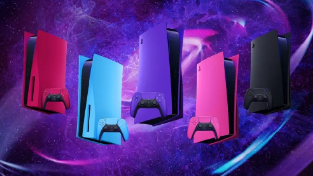PS5 Console Cover Release Date Announced for Starlight Blue, Galactic ...