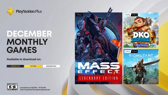 PS Plus Essential December 2022 Games Line-up Now Live