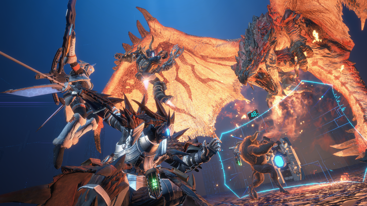 Monster Hunter Exoprimal Crossover Date Set, Boss Fight Detailed ...