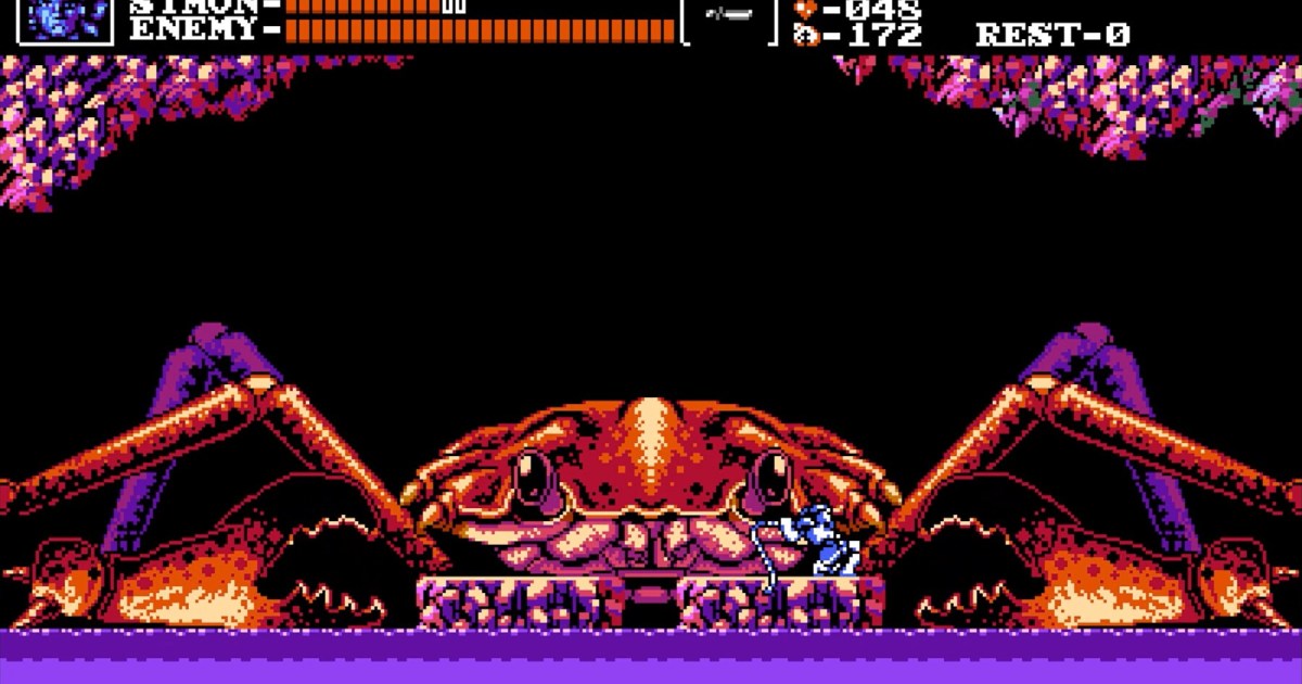 8-Bit Castlevania Homage The Transylvania Adventure of Simon Quest ...