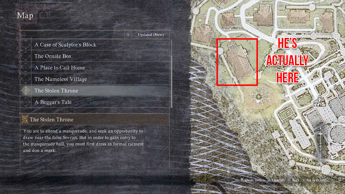 Dragon's Dogma 2 False Sovran Masquerade Location in The Stolen Throne ...